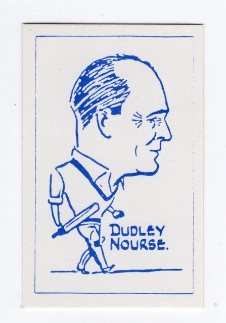 RARE CRICKETER CARICATURE. South Africa - Dudley Nourse EUR 7,34 ...