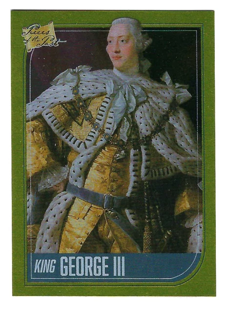 KING GEORGE III 2021 Super Break Pieces Of The Past Gold Foil Parallel ...