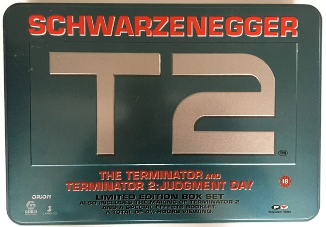 SCHWARZENEGGER TERMINATOR T2 VHS Limited Edition Box Set In Collector ...