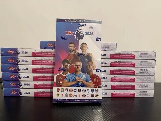 TOPPS® PREMIER LEAGUE 2026 - Hobby Box £240.00 - PicClick UK