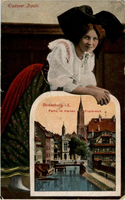 STRASSBURG - ELSÄSSER Tracht -58906 EUR 12,50 - PicClick DE