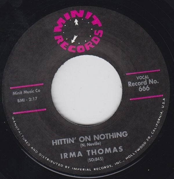 7 RE NOUVELLE-ORLÉANS 1963 R&B IRMA THOMAS Ruler Of My Heart / Hittin ...