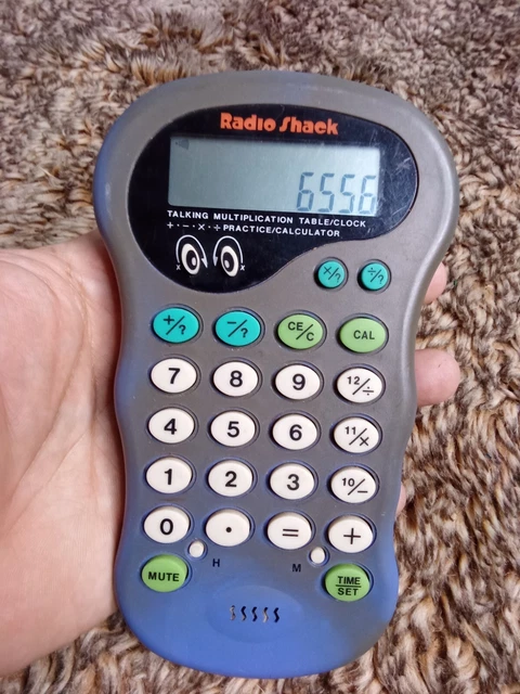 VINTAGE RADIO SHACK Talking Multiplication Table/Clock Practice ...