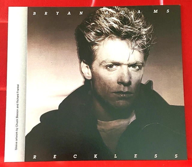 BRYAN ADAMS RECKLESS Album Cover Art PICTURE / PRINT 5.5" x 5" £1.99 ...