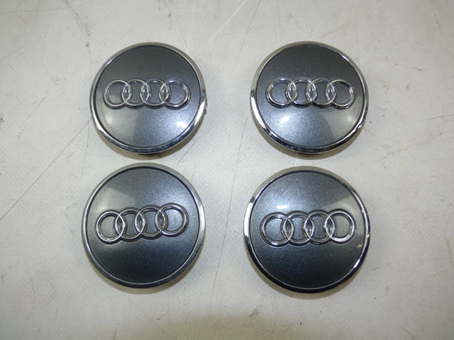 ORIGINAL AUDI NABENDECKEL Radkappen Felgendeckel Nabenkappen 60mm ...
