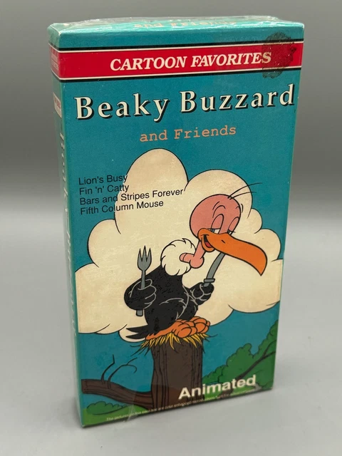 BEAKY BUZZARD AND Friends Cartoon Classics VHS Video 1990 NEW & SEALED ...