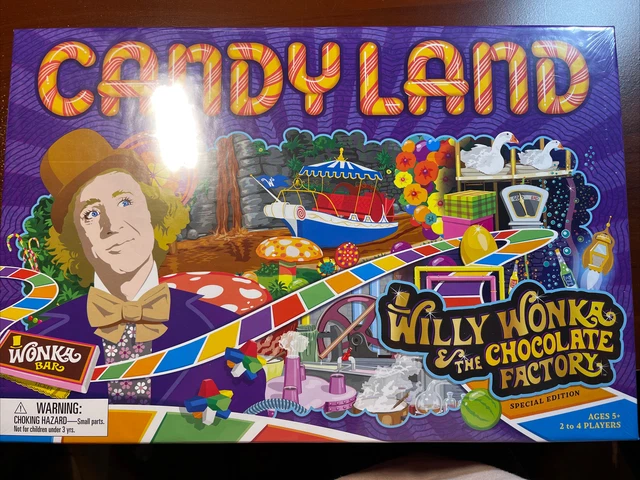 CANDY LAND WILLY Wonka and the Chocolate Factory Board Game | Themed ...