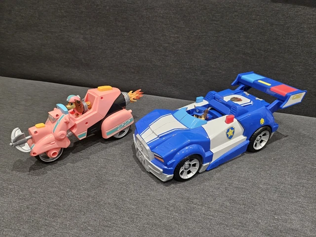 PAW PATROL MOVIE Chase 2 In 1 Transforming City Cruiser, Liberty Deluxe ...
