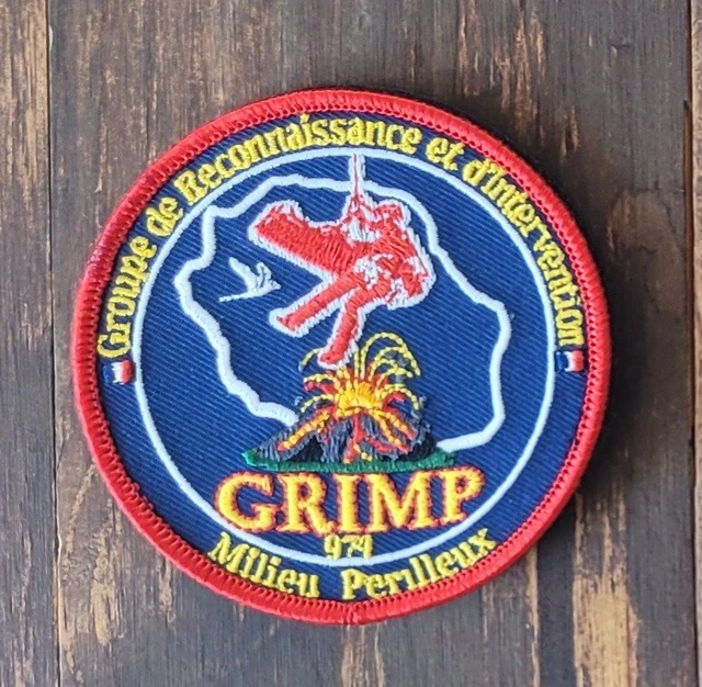 ÉCUSSON INSIGNE TISSU Patch Pompiers SDIS Sécurité Civile GRIMP EUR 5 ...