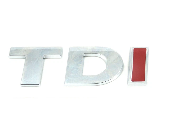 GENUINE NEW VW VOLKSWAGEN TDI BOOT BADGE Rear Emblem For Golf Sportsvan ...