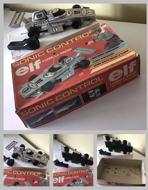 VINTAGE ELF SONIC Control - Formula 1 - F1 Toy Car / Vintage 1980’s ...