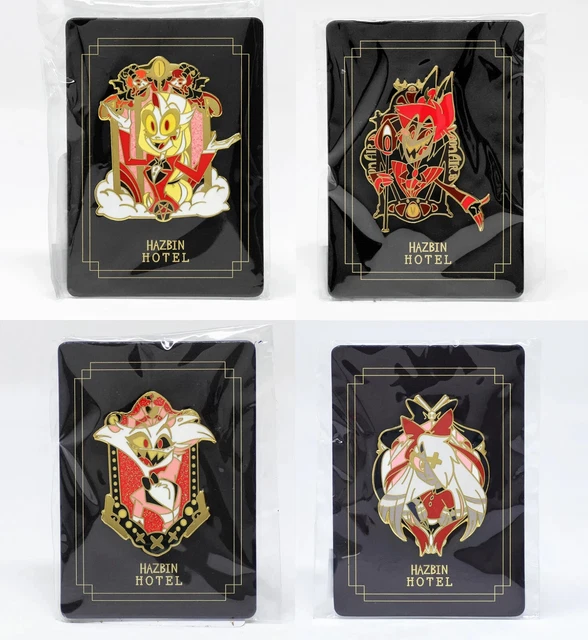 HAZBIN HOTEL SEASON One 1 Limited Edition Enamel Pin Set x4 Alastor ...