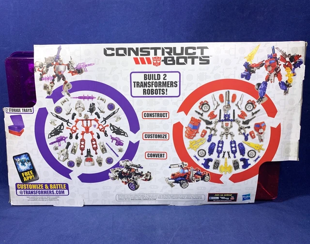OPTIMUS PRIME & MEGATRON Transformers CONSTRUCTION-BOTS construction ...