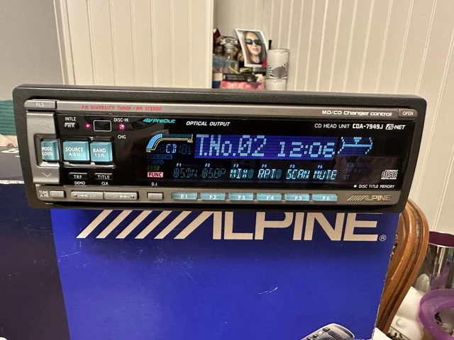 ALPINE CDA-7949 (JAPAN Version FM ) CD Player Perfect☝️👌🤩Conditions!!!🔊 ...