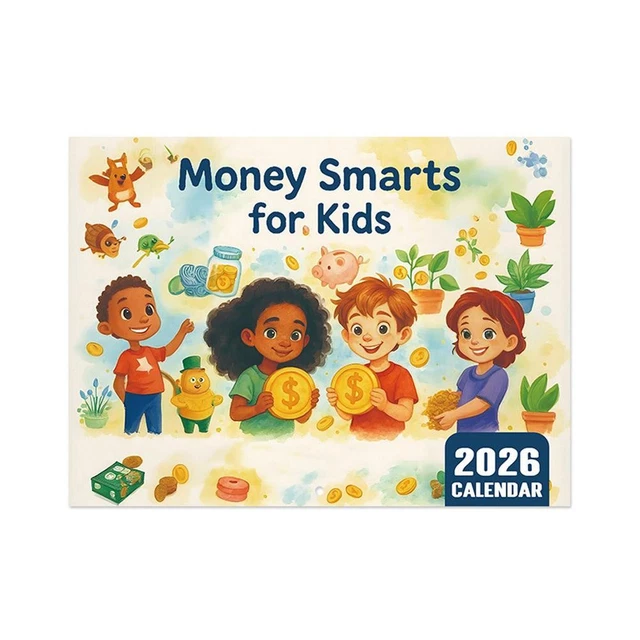 2026 MONEY SMARTS for Kids Calendar, Helping Kids Learn Money ...