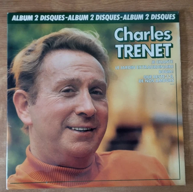 Charles Trenet Album 2 Disques 33trs Pathé Emi Disques Platine Vinyle