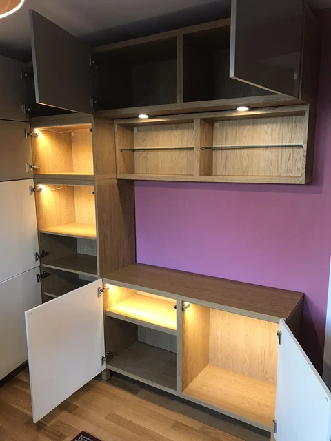 IKEA BESTA HOME Office TV Unit, Desk Units, Worktop And Overhead ...