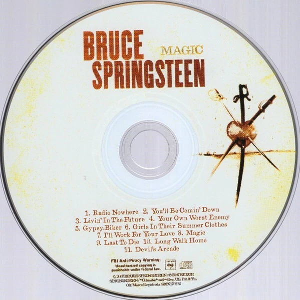 BRUCE SPRINGSTEEN - Magic (2007) CD E Street Band - Rock Music - Gypsy ...