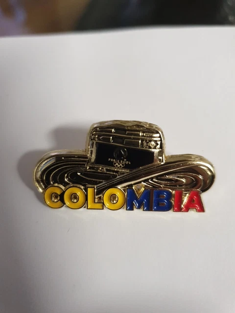 PARIS 2024 NOC Pin COLOMBIA Colombia Olympic Games Olympics dated £16. ...