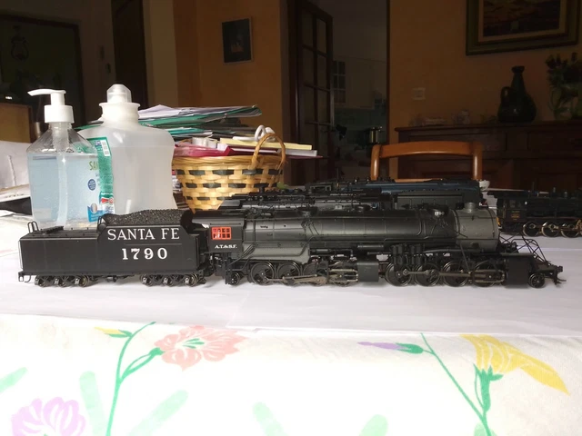 1/87 HO LOCOMOTIVE A Vapeur 2-8-8-2 Santa Fe 1790 / 1441 Roco ...