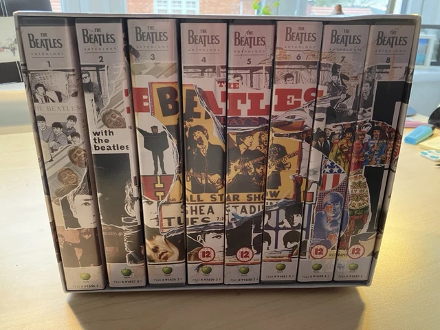 THE BEATLES ANTHOLOGY 1996 VHS Video Box Set x 8 Tapes - EMI Apple £9.95 - PicClick UK