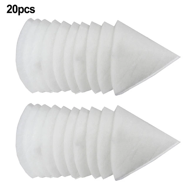 PREMIUM G4 CONE Exhaust Air Filters Pack of 20 Length approx 180mm ...