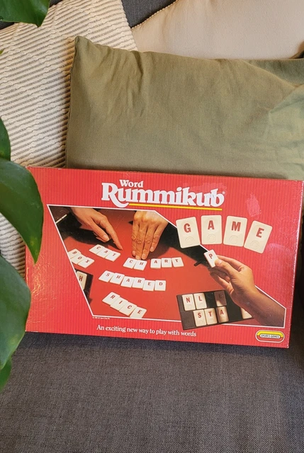 WORD RUMMIKUB ORIGINAL Board Game Spears Family Tile Classic Strategy ...