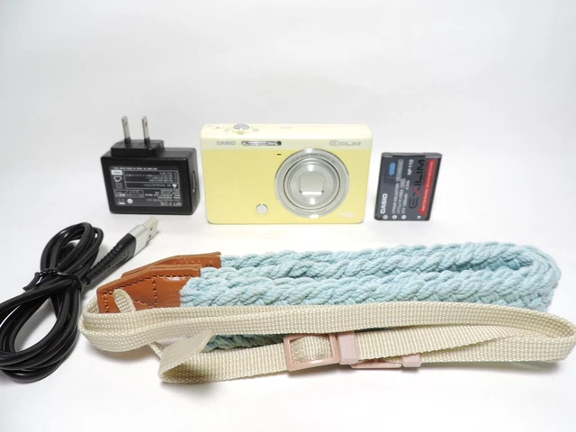 CASIO EXILIM HIGH SPEED EX-ZR70 Yellow 16.1MP Digital Camera From Japan ...