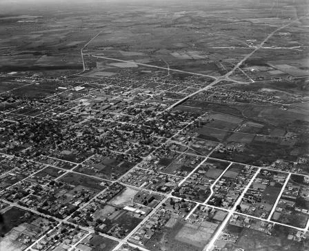 AERIAL VIEW OF Mexia, Texas, 1939 OLD PHOTO $9.00 - PicClick AU