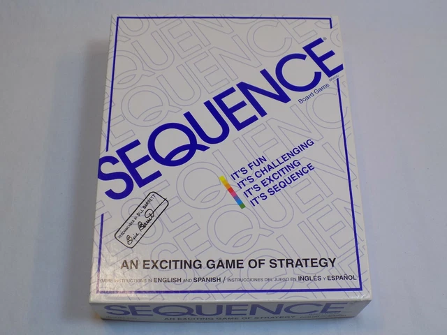 SEQUENCE ORIGINAL CARD Board Game Jax Brand #8008 Family Fun Night Age ...