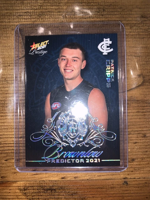 PATRICK CRIPPS 2021 Prestige Brownlow Predictor Platinum 016/60 EUR 51 ...