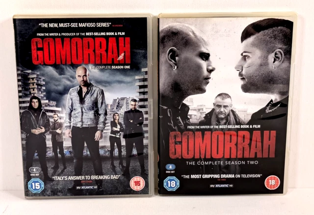 GOMORRAH COMPLETE SEASONS 1 and 2 8x DVD Set Italian Drama £19.95 ...
