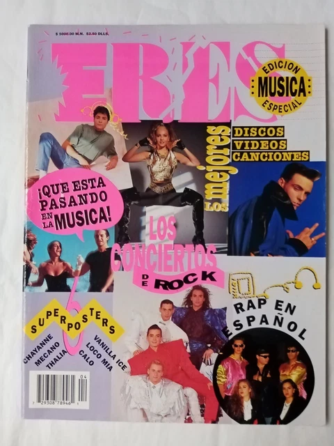 CHAYANNE THALIA LOCOMIA Eres Mexican Magazine Mexico Spanish July 1991 ...