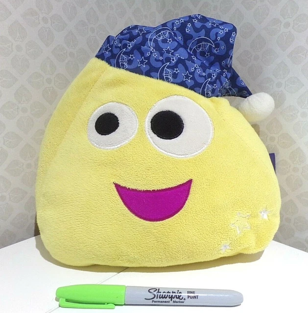 CBEEBIES YELLOW SQUIDGE soft toy Bedtime Hour with lights & sound ...