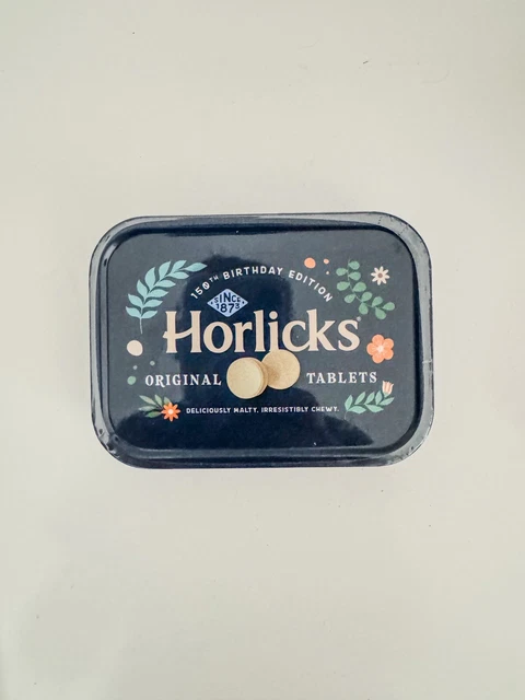 HORLICKS X 3 Original Tablets Tin 150th Anniversary Edition New Sealed ...