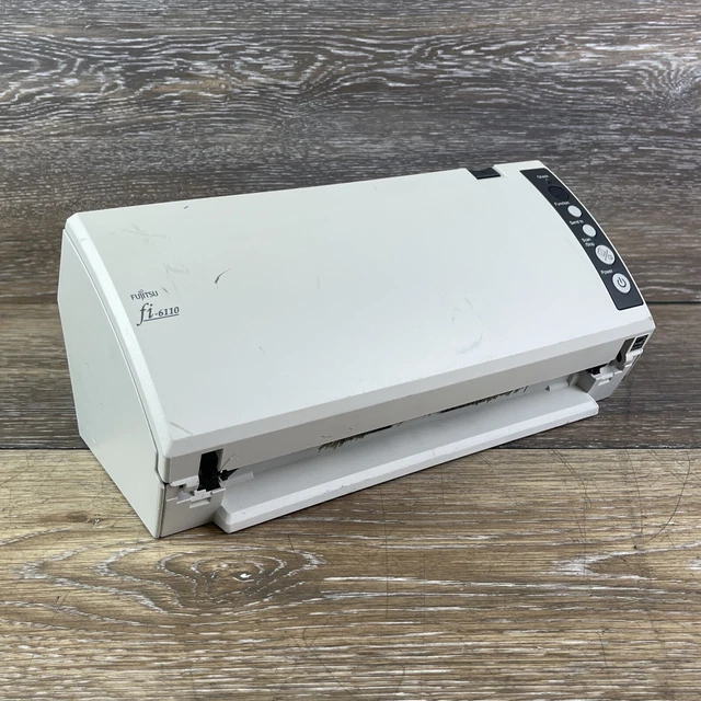 (37 SOLD) FUJITSU fi-6110 Scanner + Out-ray (Missing in-tray) Read $22. ...