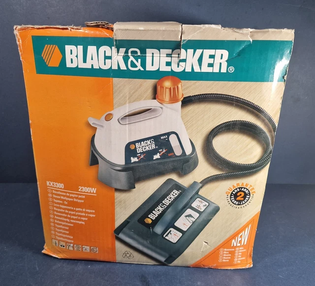 BLACK & DECKER KX3300 Wallpaper Steamer Stripper 2300W - Complete & Boxed £26.67 - PicClick UK