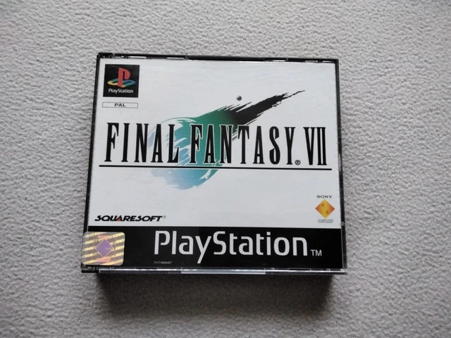 JEU PS1 PLAYSTATION 1 Psx Psone Final Fantasy Vii 7 Complet Pal Fr Non ...