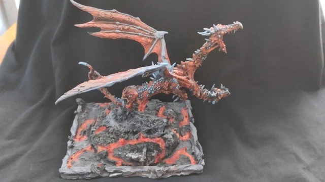WARHAMMER FANTASY OLDHAMMER dragon chaos Galrauch painted rare Mordheim ...