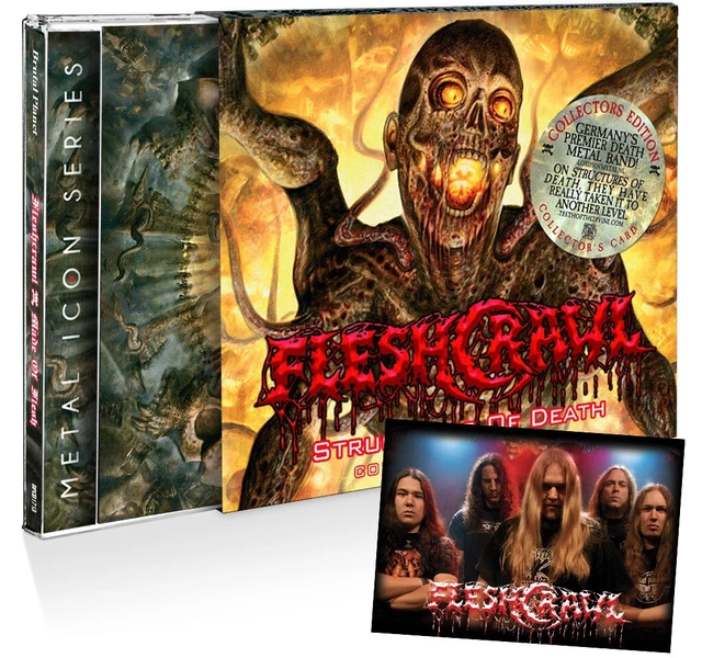 FLESHCRAWL-STRUCTURES OF DEATH CD-Collectr Card/Sleeve 2025 Remaster Death Metal £20.34 ...