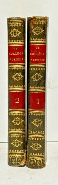 1821 ENFANTINA EDITION ORIGINALE 2/2 Collège Incendié Delafaye-Brehier ...
