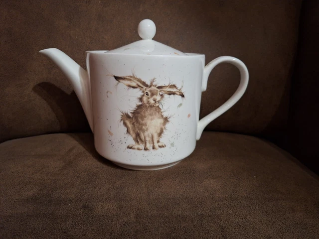 RARE ROYAL WORCESTER Wrendale Designs Hannah Dale Teapot Hare Brand New ...