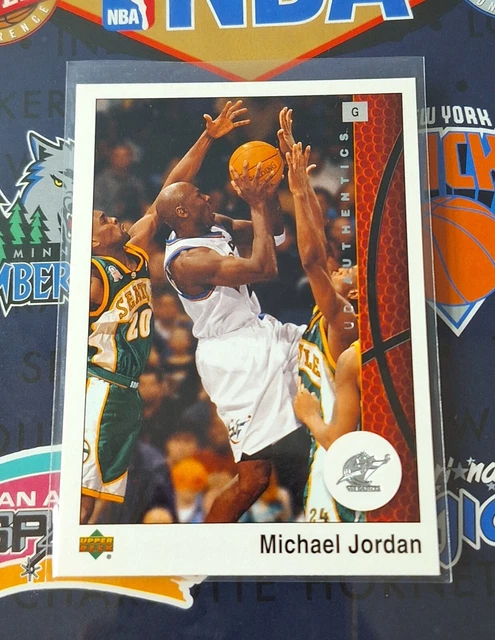 2001-02 UPPER DECK Authentics Michael Jordan Wizards Nba Basketball ...