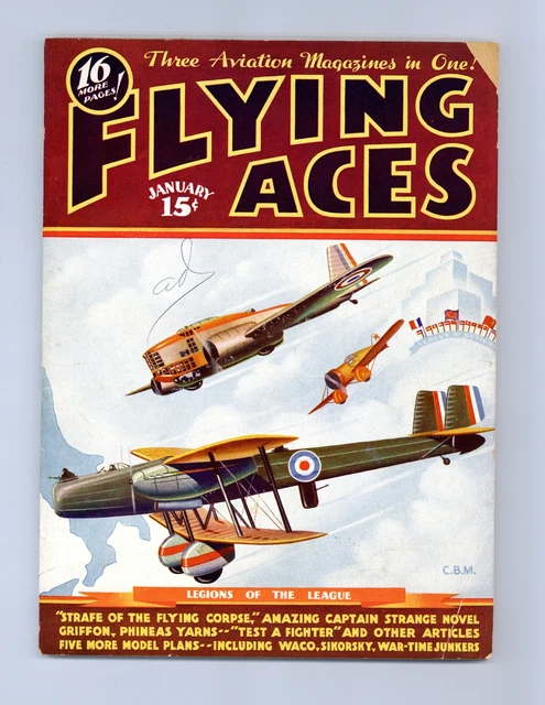 FLYING ACES PULP / Magazine Vol. 22 #2 VG 1936 Low Grade £5.76 ...