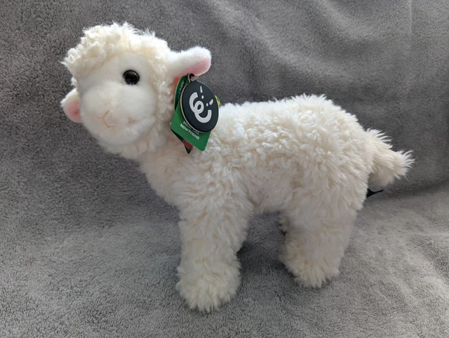 LIVING NATURE STANDING lamb 28cm- AN340 soft cuddly realistic £19.50 ...