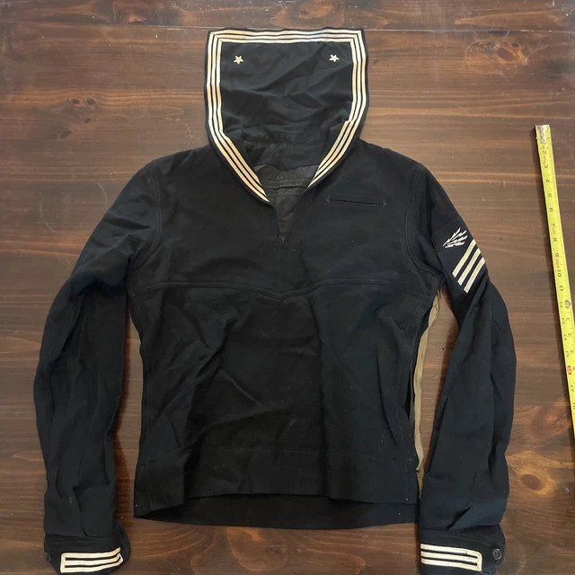 Ww2 Era Us Navy Cracker Jack Jumper Uniform Vintage Shirt Top 1940s🔥 £