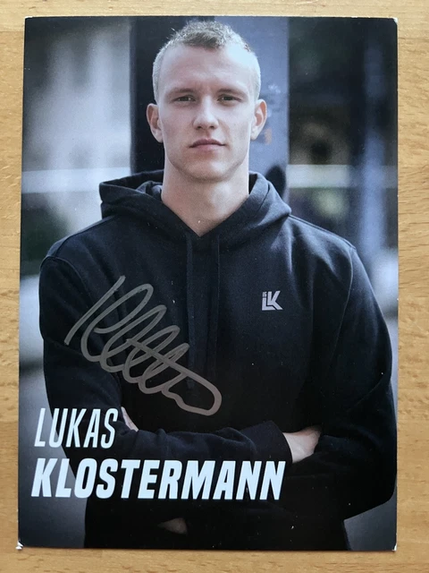 LUKAS KLOSTERMANN AK DFB RB Sonder - Autogrammkarte original ...