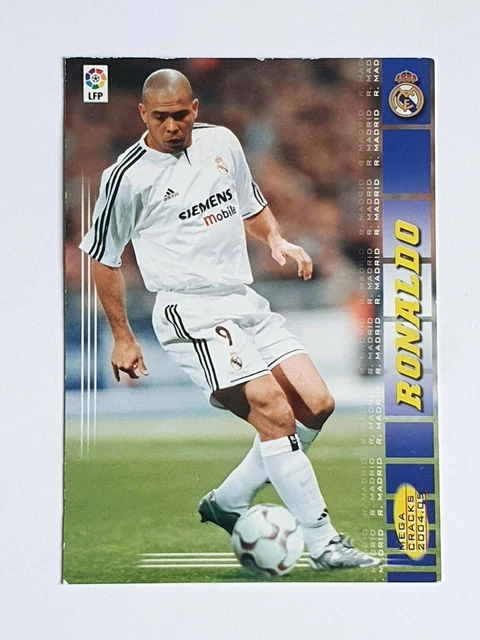 2004-05 RONALDO NAZARIO Real Madrid #179 Panini Megacracks La Liga MGK ...