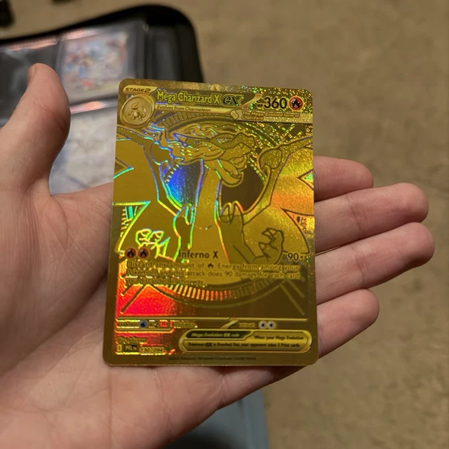 POKEMON PHANTASMAL FLAMES Mega Charizard X Ex Hyper Rare Gold 130/094 ...