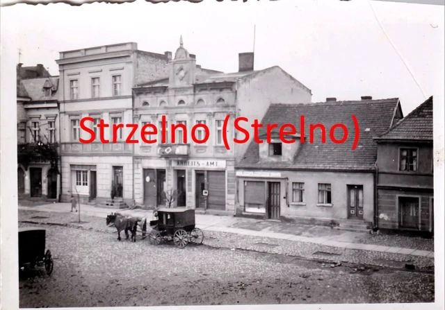1XFOTO,STRZELNO,POLEN,STRELNO,BROMBERG,STADT,KIRCHE,WH,GAU WARTHELAND ...